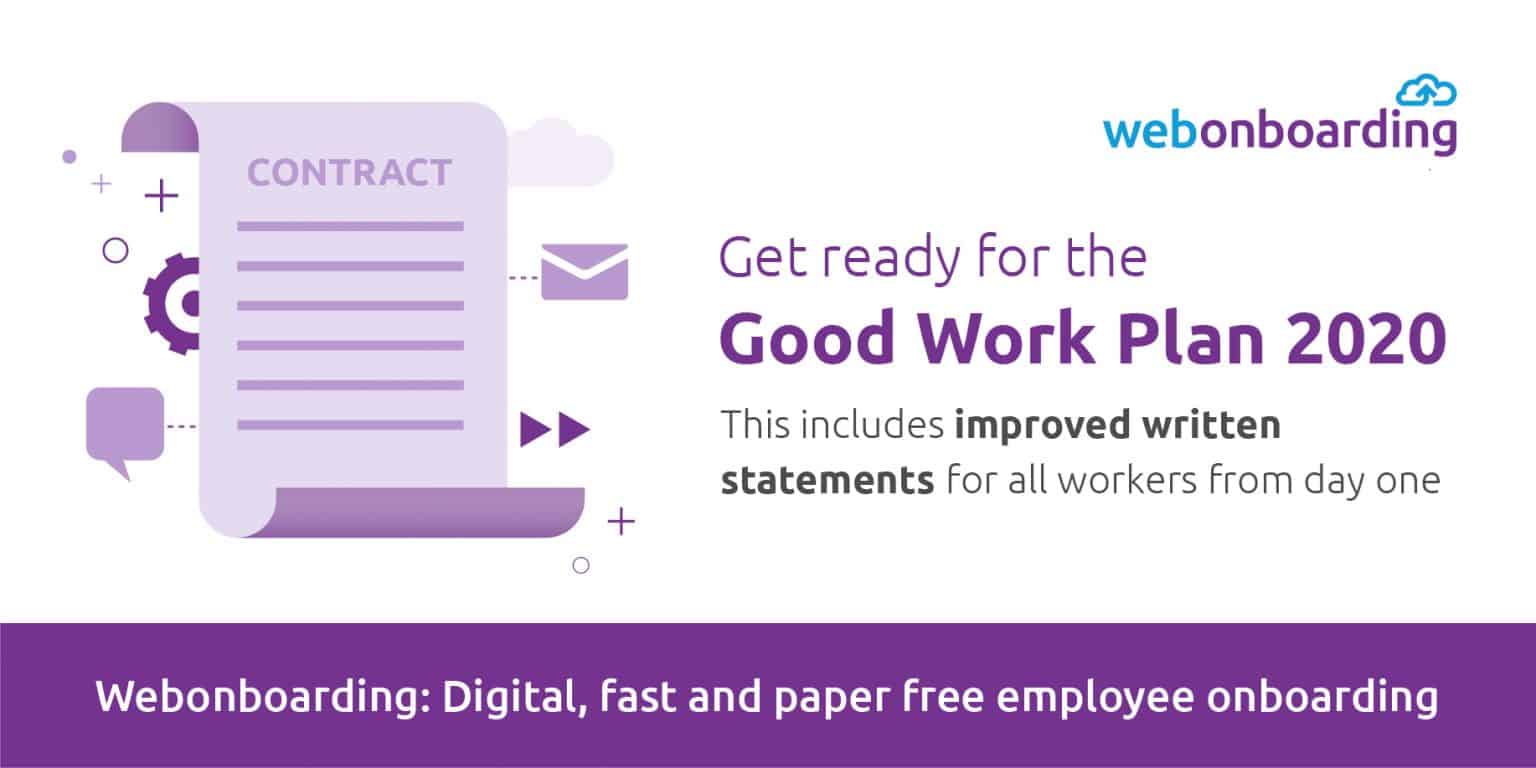 The Good Work Plan 2020 | Employee Onboarding Software